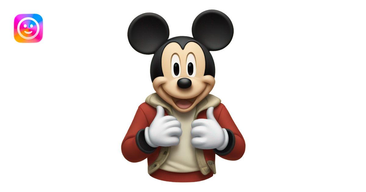 Disney Mickey emoji | AI Emoji Generator