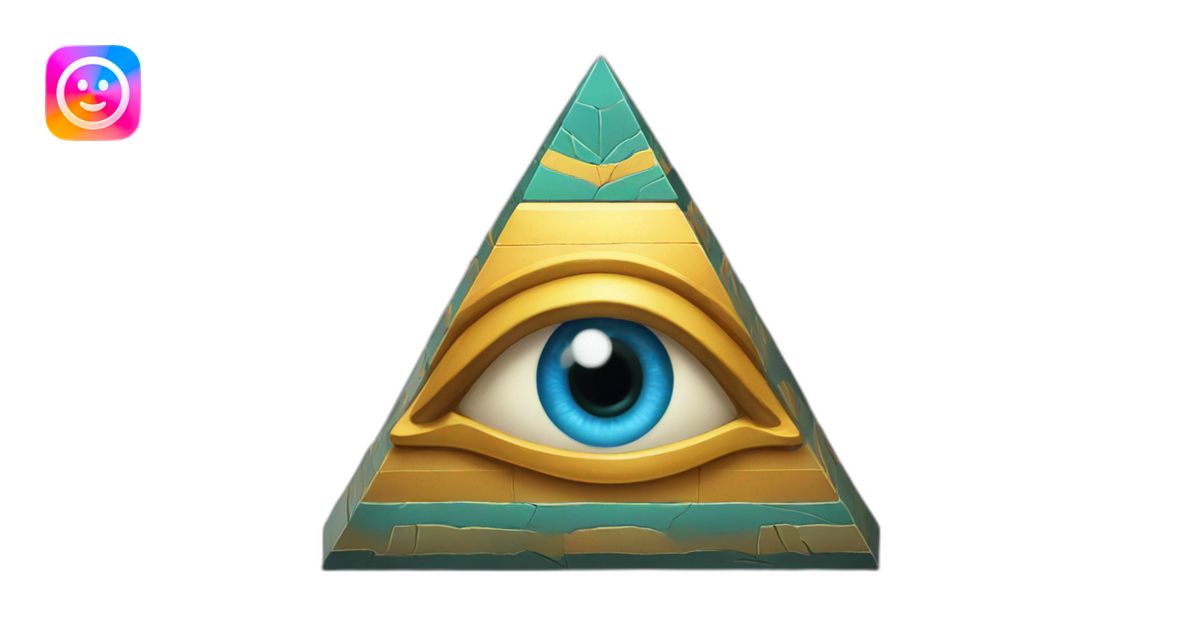 Pyramid Eye god emoji | AI Emoji Generator