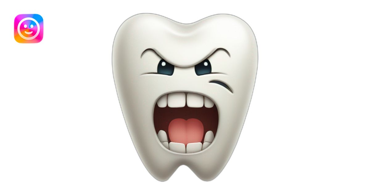 angry tooth emoji | AI Emoji Generator