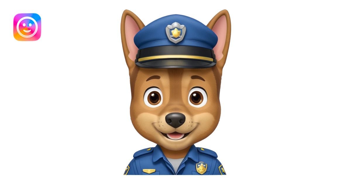 Paw patrol chase emoji | AI Emoji Generator