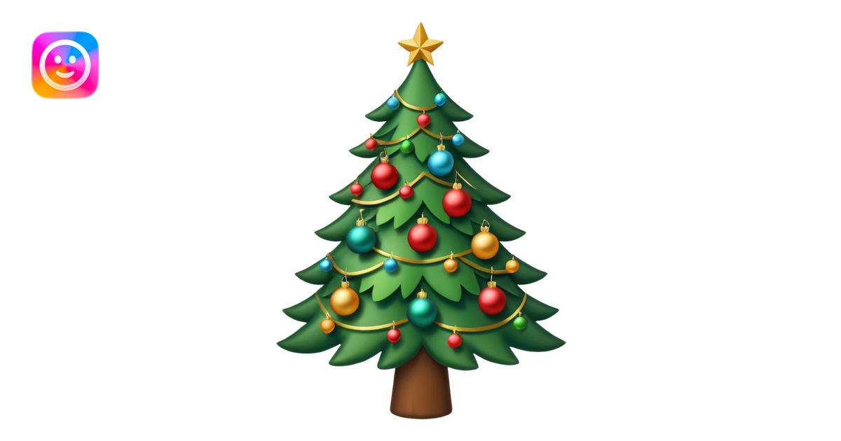 christmas tree emoji | AI Emoji Generator