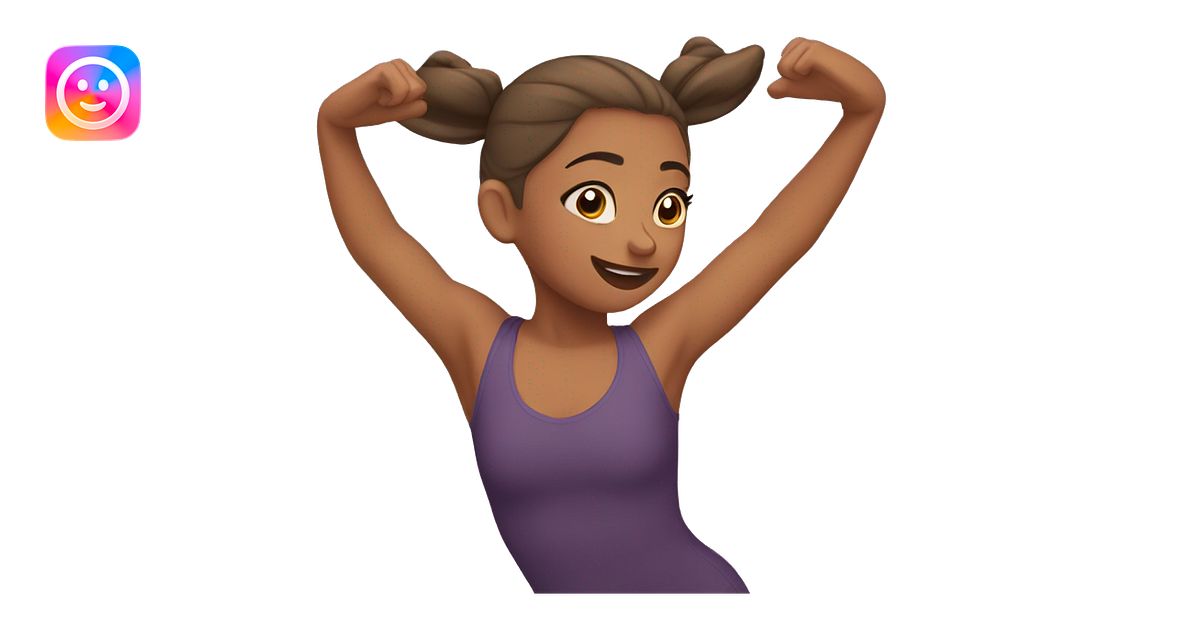 girl doing backbend emoji | AI Emoji Generator