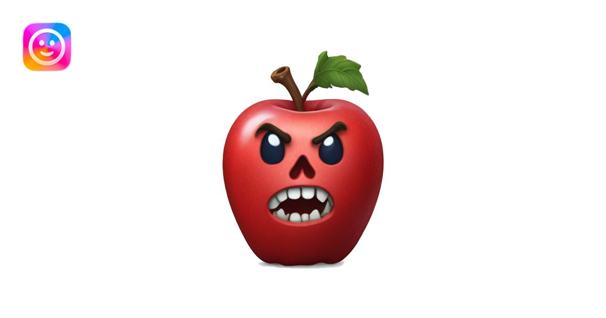 snow white poison apple emoji | AI Emoji Generator