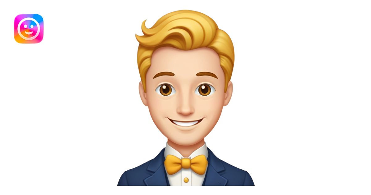 Happy face dandy emoji | AI Emoji Generator