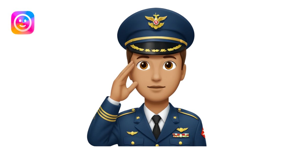 yes boss saluting emoji | AI Emoji Generator