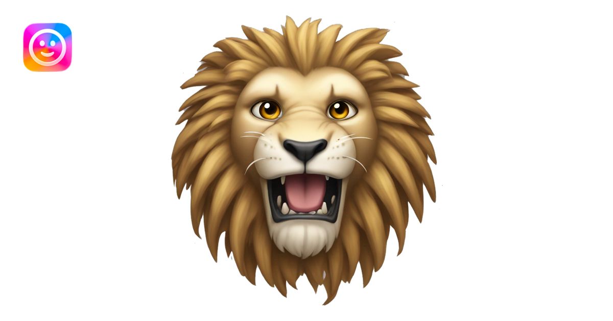 lion eagle mythical creature emoji | AI Emoji Generator
