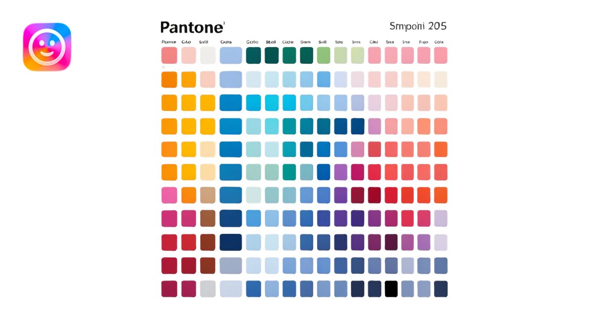 pantone color palete sample emoji | AI Emoji Generator
