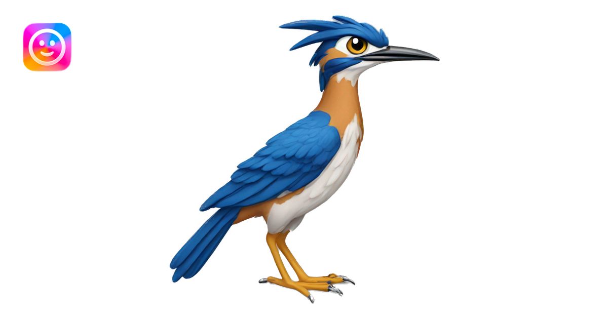 Road runner emoji | AI Emoji Generator