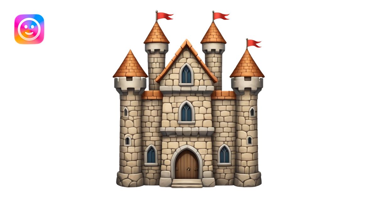castle house emoji | AI Emoji Generator