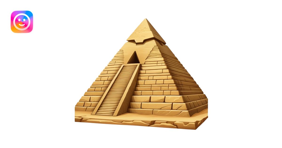 Egypt pyramid emoji | AI Emoji Generator