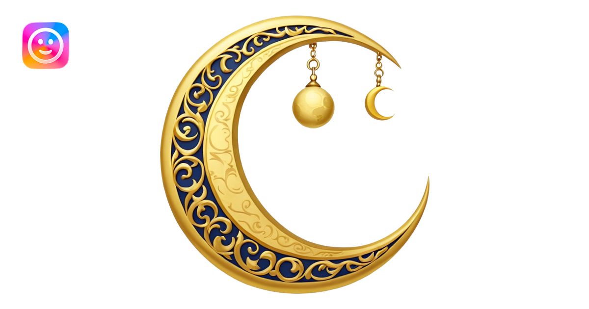 islam moon png emoji | AI Emoji Generator