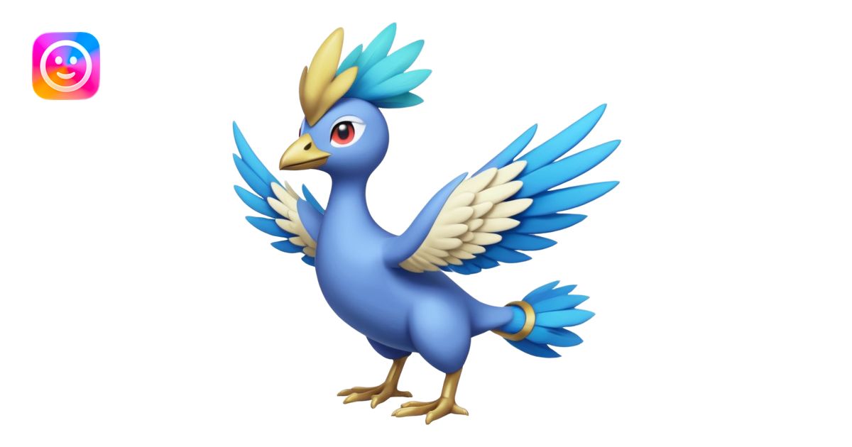 Meloetta-Golduck-Swablu-Trico-Pokémon-Fakémon-fusion-hybrid-creature ...