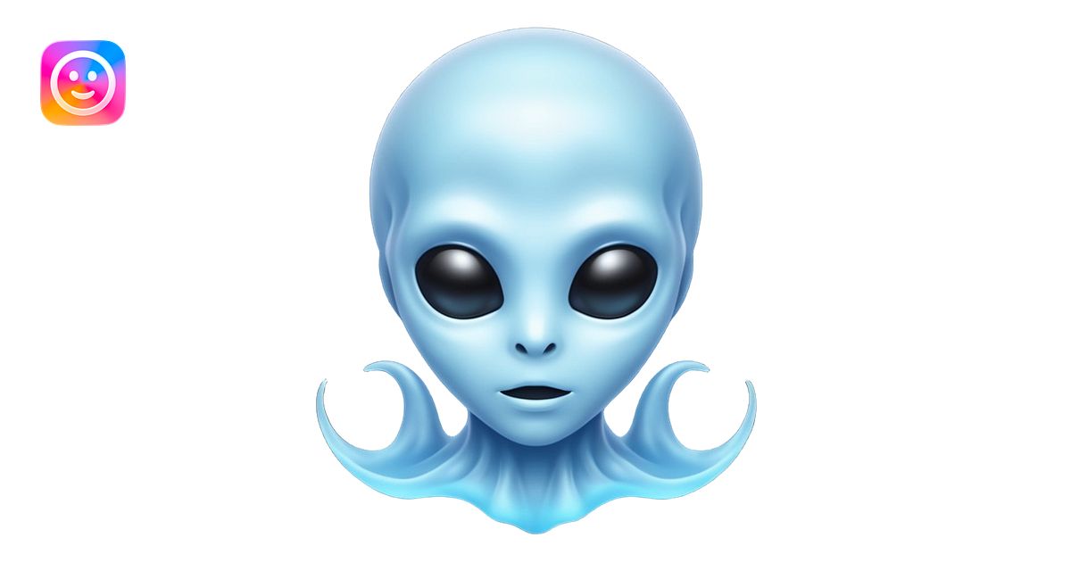 Alien ghost emoji | AI Emoji Generator