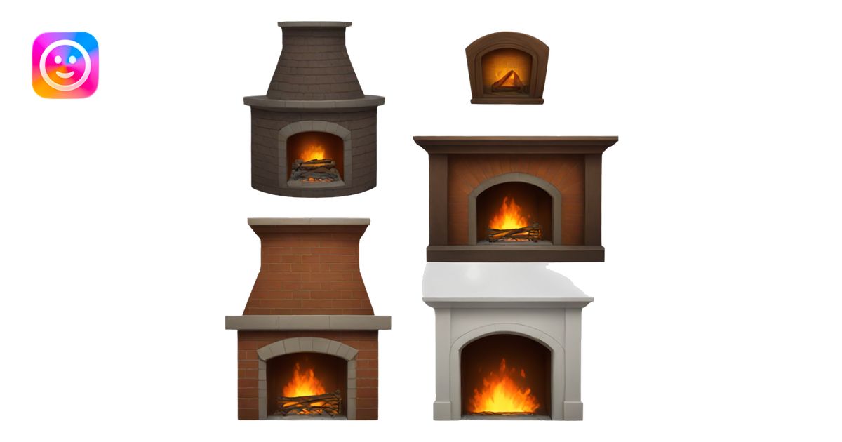 Fireplace emoji | AI Emoji Generator