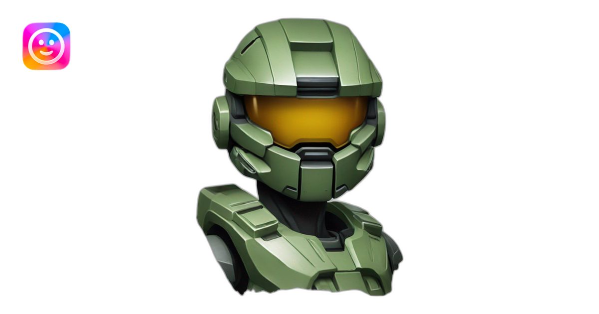 Masterchief from halo emoji | AI Emoji Generator
