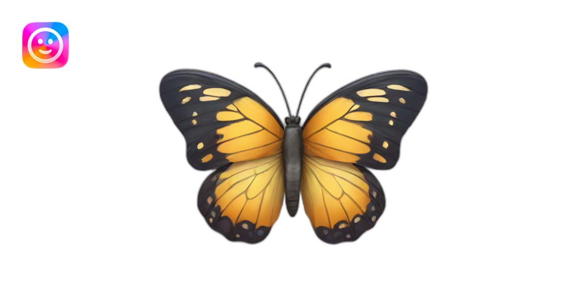 sad butterfly emoji | AI Emoji Generator