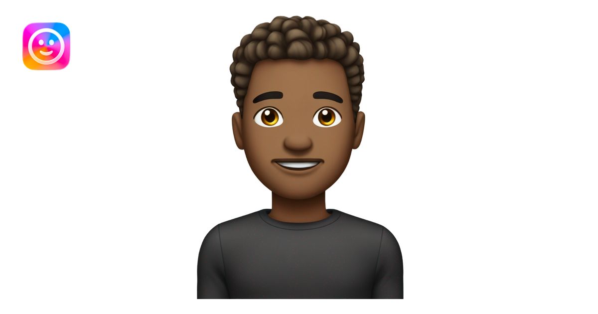 Chopped chin with hyperpigmentation and a low taper fade emoji | AI ...