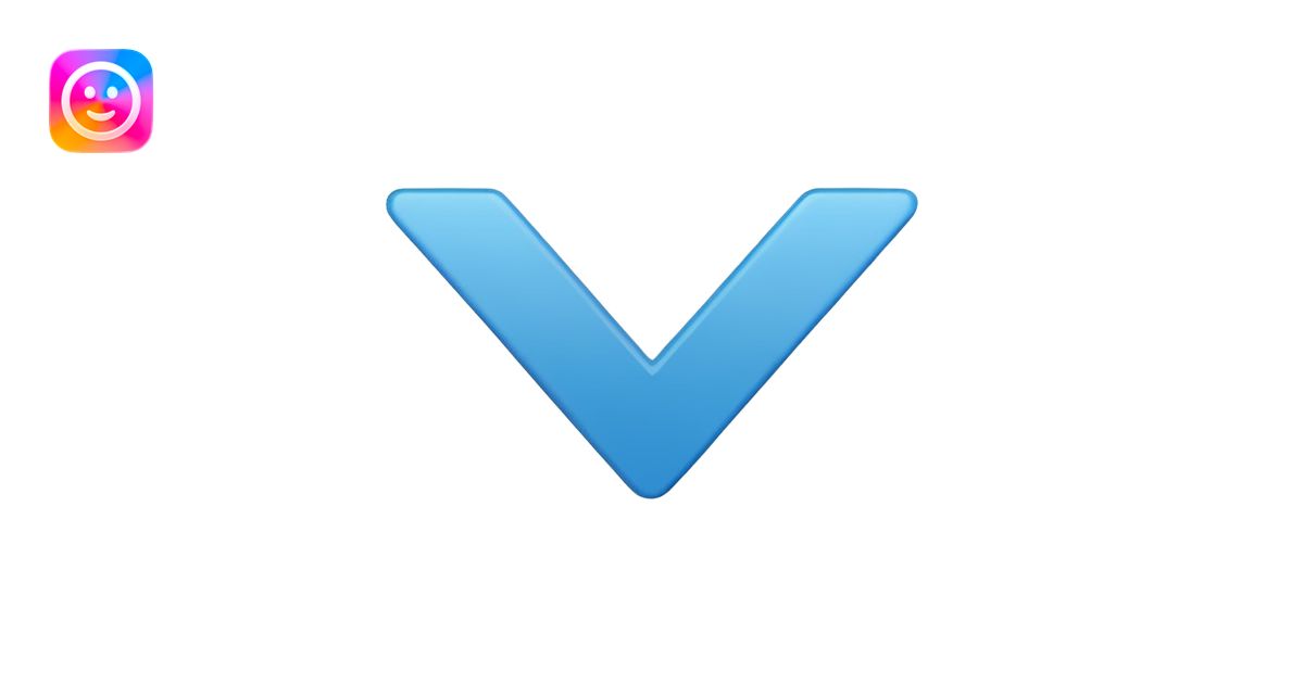 The blue check mark and the check mark itself should be in the middle ...