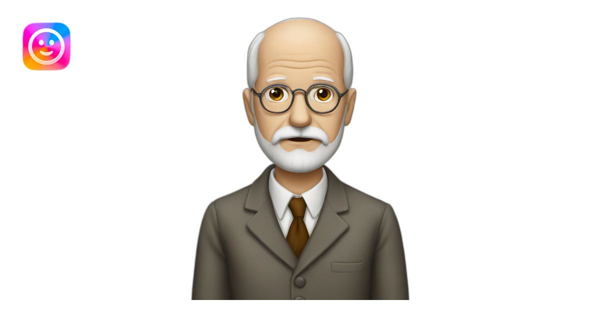 Emoji de freud emoji | AI Emoji Generator