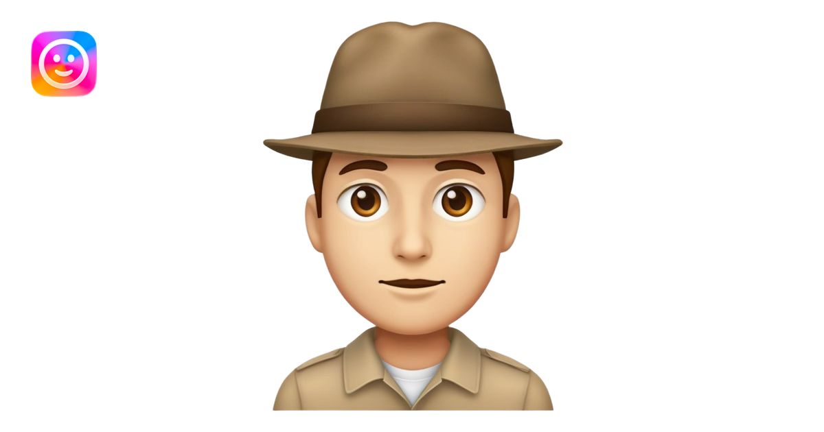 rizz face with a hat emoji | AI Emoji Generator