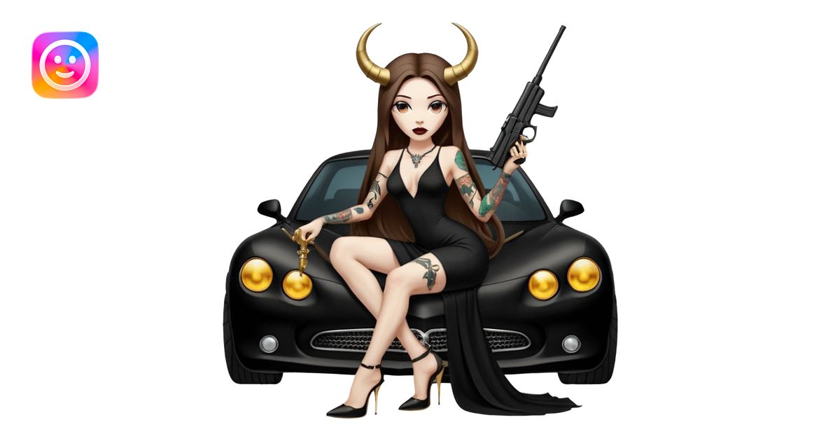 Sensual woman long brown straight haired sexy drug lord woman with ...