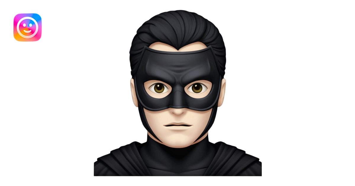 dc black mask roman sionis emoji | AI Emoji Generator