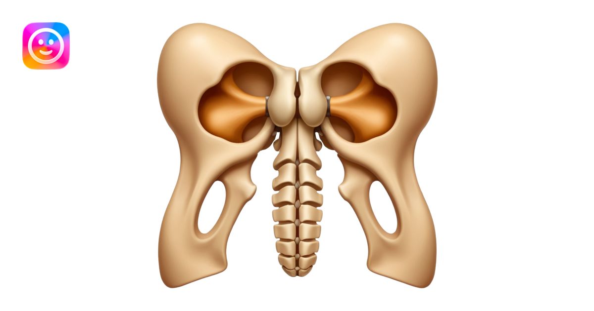 Ayudame a crear un emoji de pelvis emoji | AI Emoji Generator