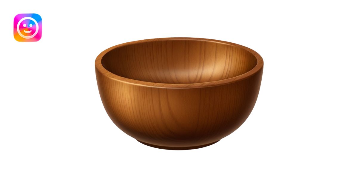 wooden bowl emoji | AI Emoji Generator