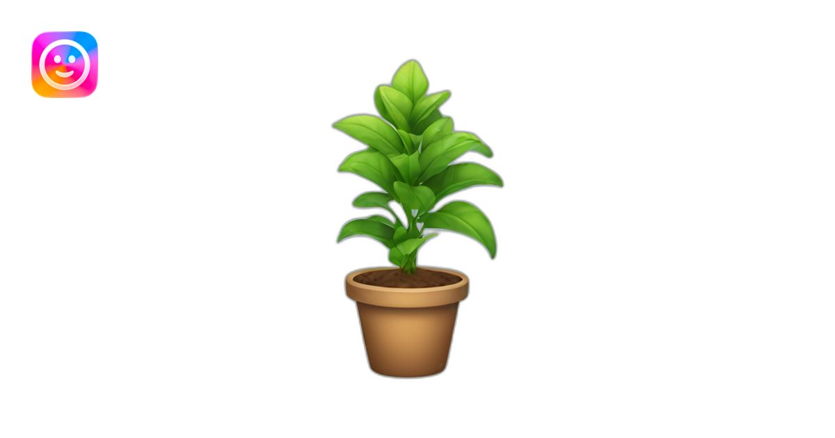judgemental plant emoji | AI Emoji Generator