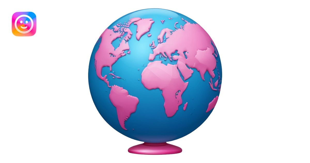 mix light pink dark pink and white girly globe with WWW in big letters ...