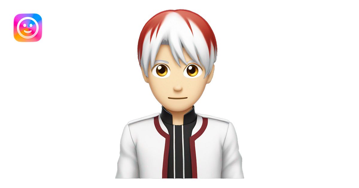 Shoto todoroki emoji | AI Emoji Generator