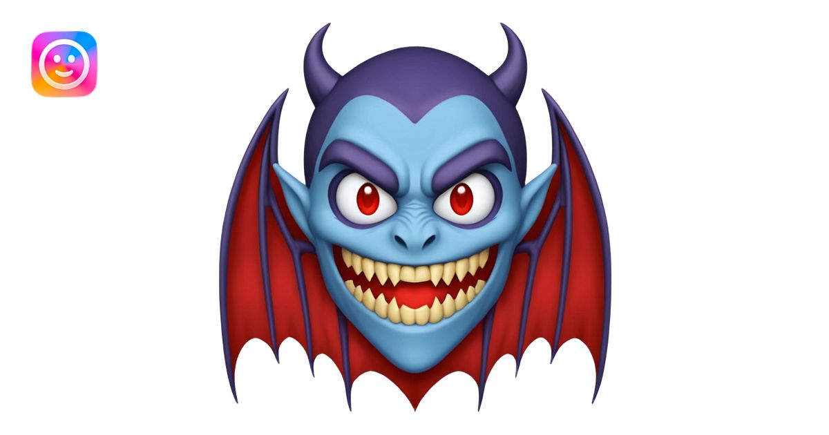 O inima mov,cu trecere spre albastru deschis si coada de drac! emoji ...