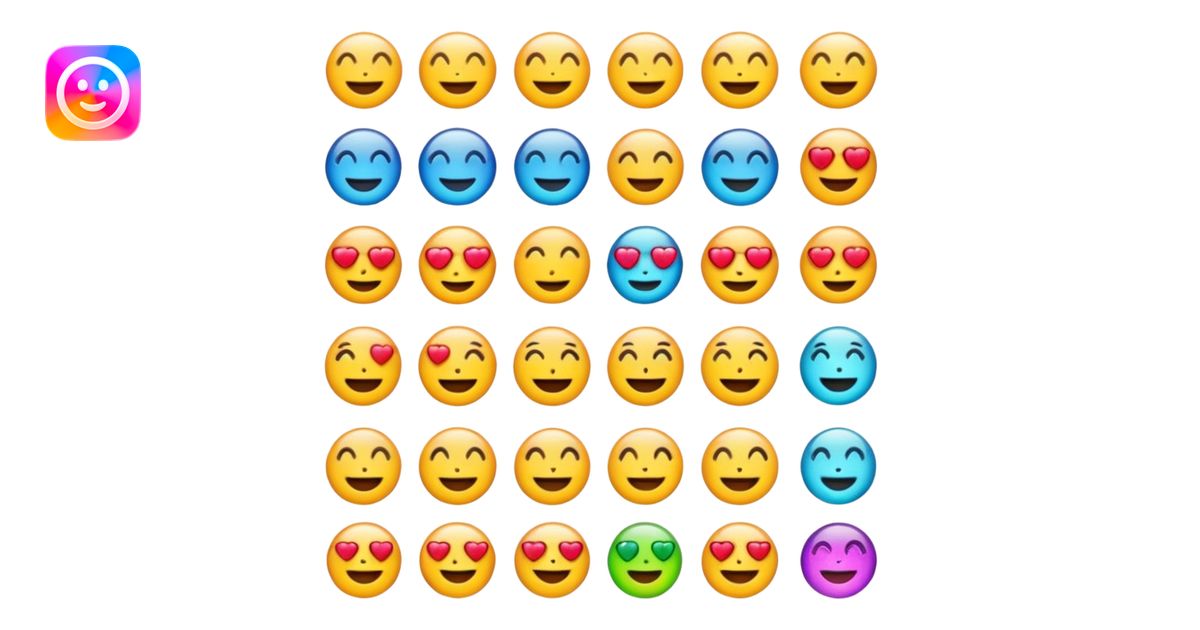 Emojis de iPhone emoji | AI Emoji Generator