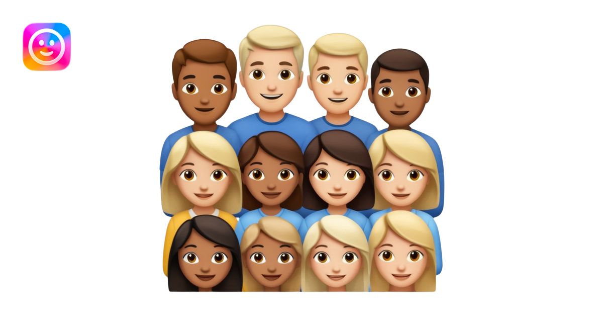 group of people emoji | AI Emoji Generator