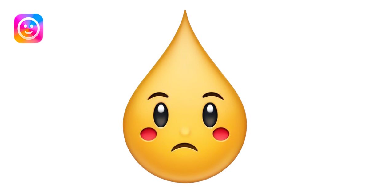 no symbol covering the sweat drop symbol emoji | AI Emoji Generator