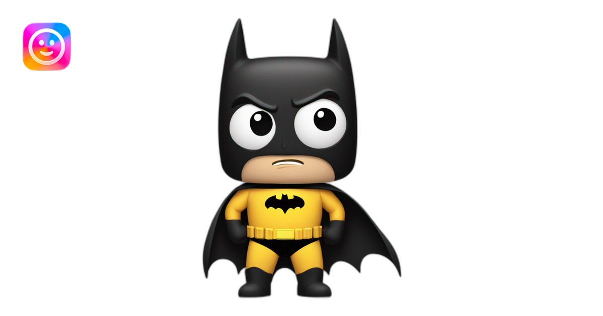 batman shrugging shoulders in confusion emoji | AI Emoji Generator