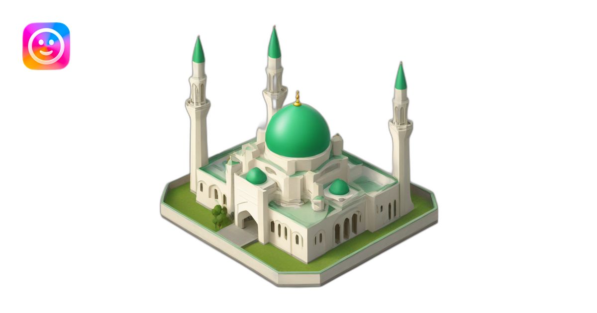 Prophet’s Mosque emoji | AI Emoji Generator