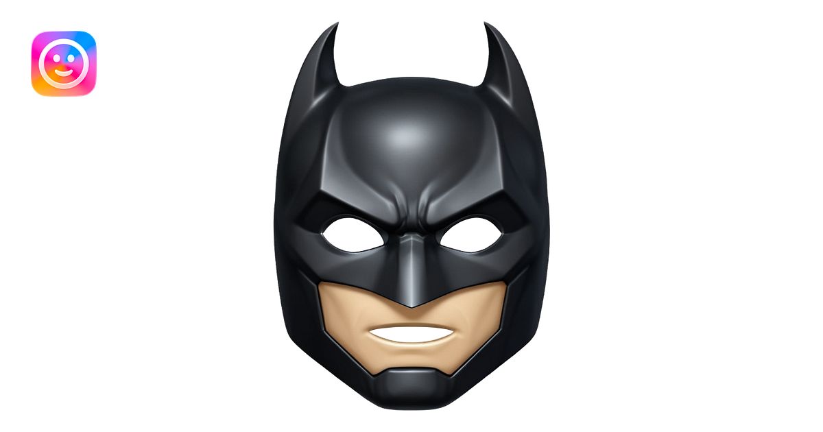 The dark knight batman logo emoji | AI Emoji Generator