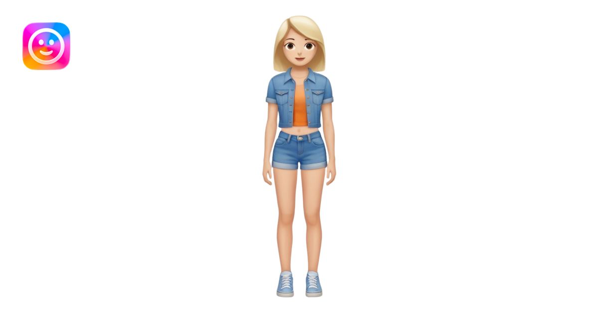 Naked woman with legs spread emoji | AI Emoji Generator