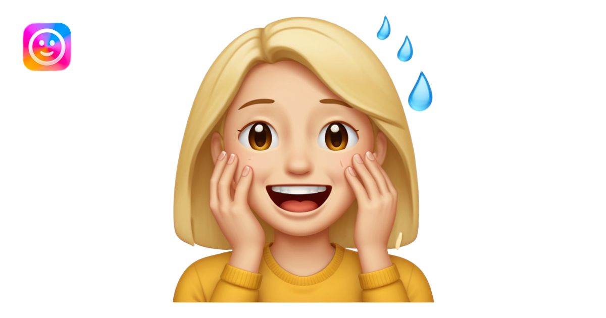 Laugh and cry at the same time emoji | AI Emoji Generator