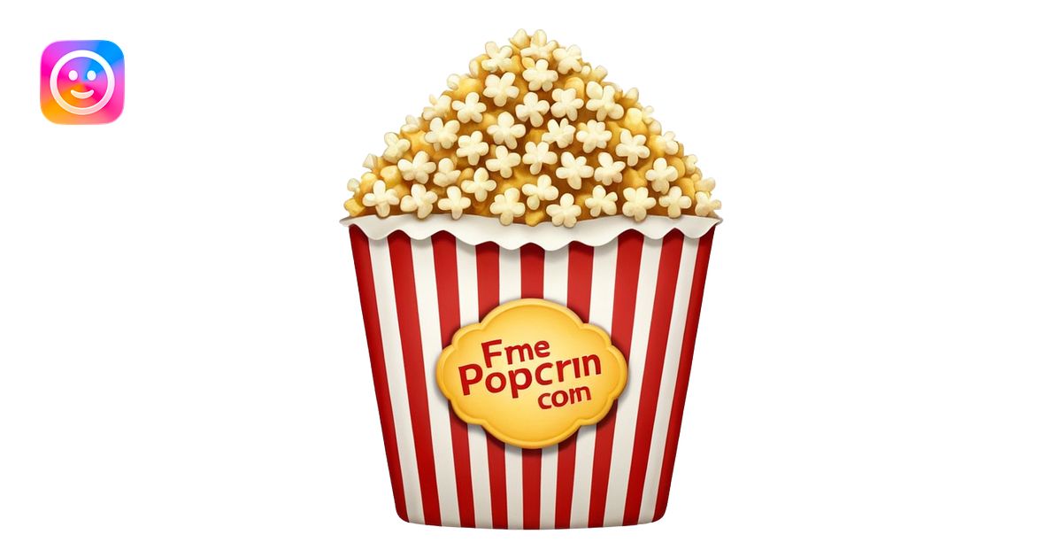 One popcorn who pop emoji | AI Emoji Generator