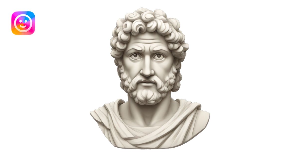greek sculpture style man emoji | AI Emoji Generator
