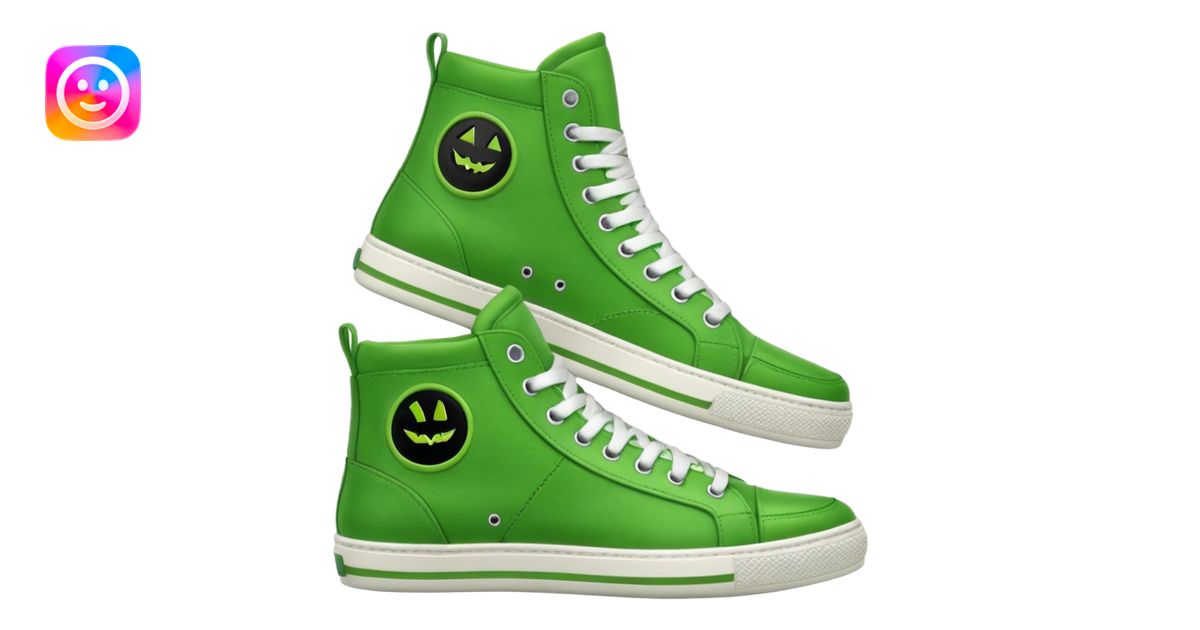 Elphaba sneakers emoji | AI Emoji Generator