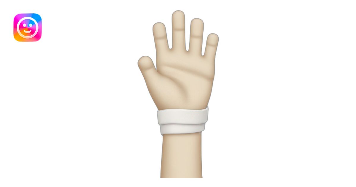 arm in a cast emoji | AI Emoji Generator