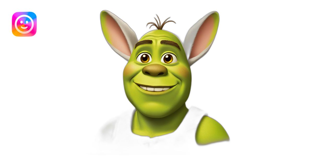 shrek with rabbit emoji | AI Emoji Generator