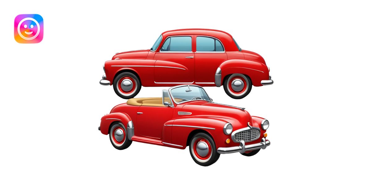 classic car emoji | AI Emoji Generator