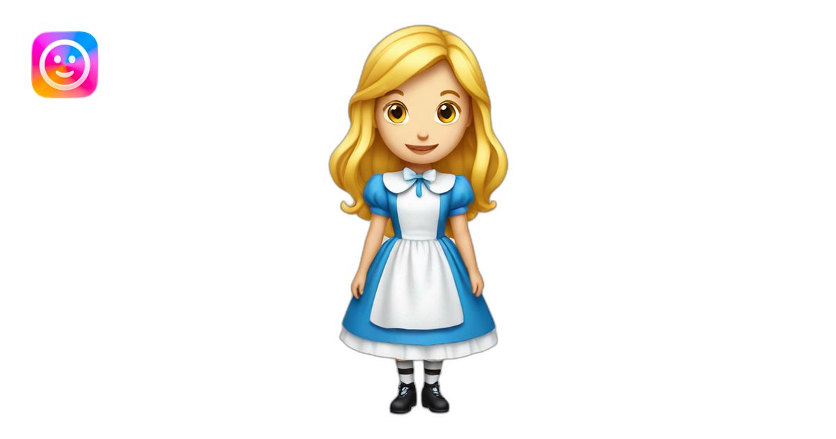 Alice in wonderland emoji emoji | AI Emoji Generator