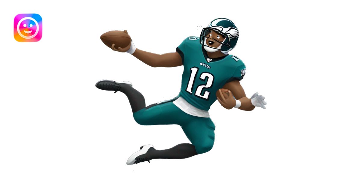 Philadelphia eagle touchdown emoji | AI Emoji Generator