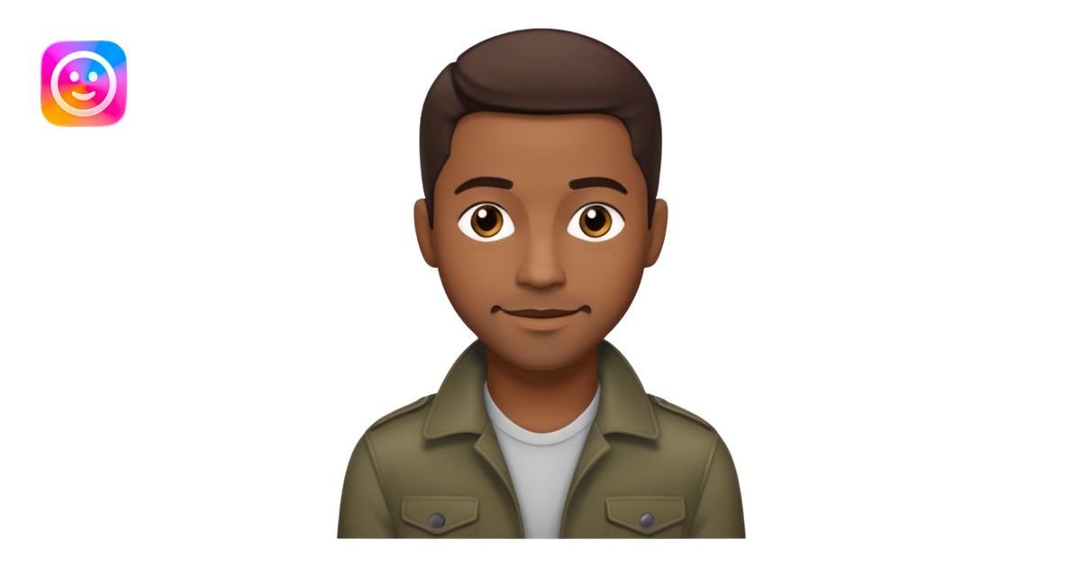 Keith Robinson, Actor/R&B Singer with dark brown hair emoji | AI Emoji ...