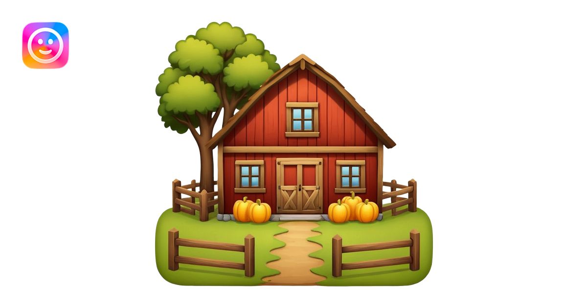cozy farm vibe emoji | AI Emoji Generator